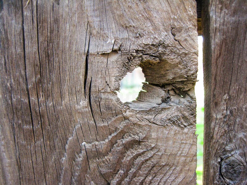 Knothole stock photo. Image of dilapidated, wood, hole - 41397372