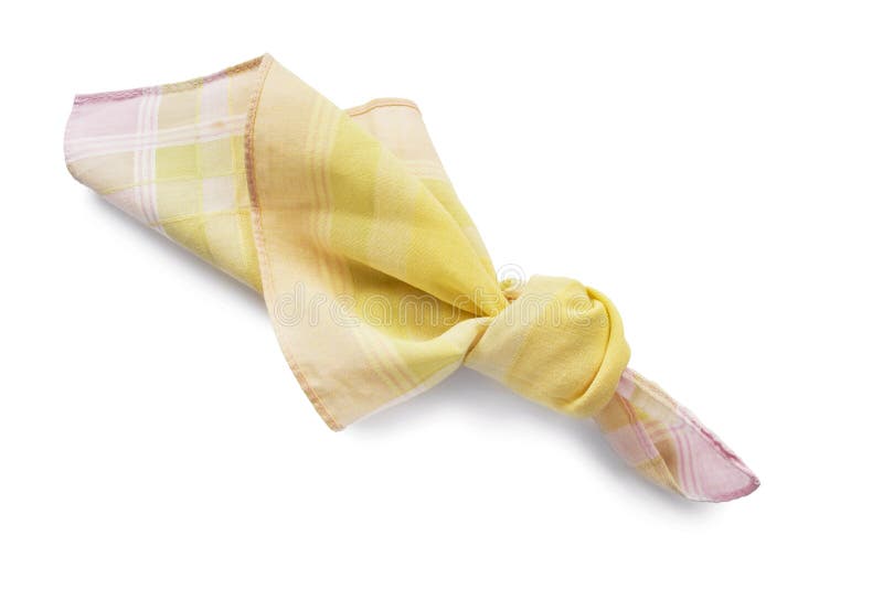Knotted handkerchief stock image. Image of knot, crumpled - 41969287