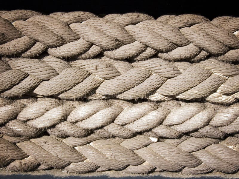 Knotted rope stock image. Image of bonding, climbing - 10689405