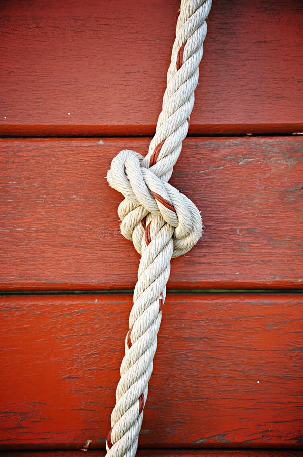 Knotted rope stock image. Image of repair, connection - 19465057