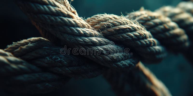 Knotted Rope Texture stock illustration. Illustration of pattern ...