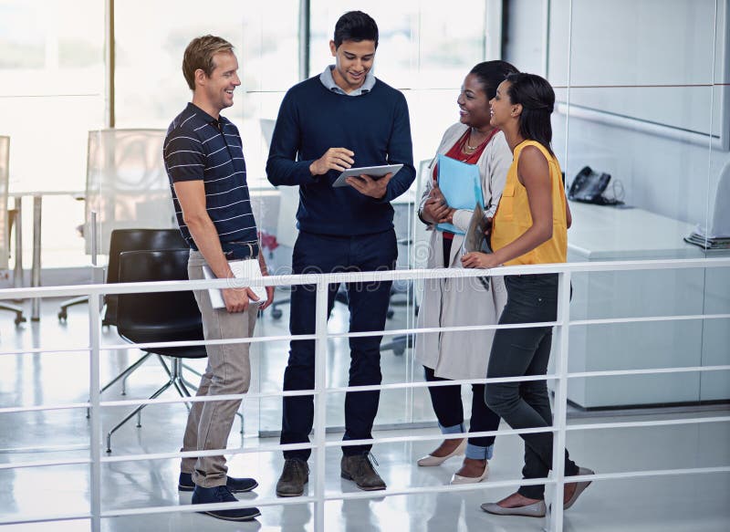 They Know the Ins and Outs of Business. a Group of Colleagues Working ...