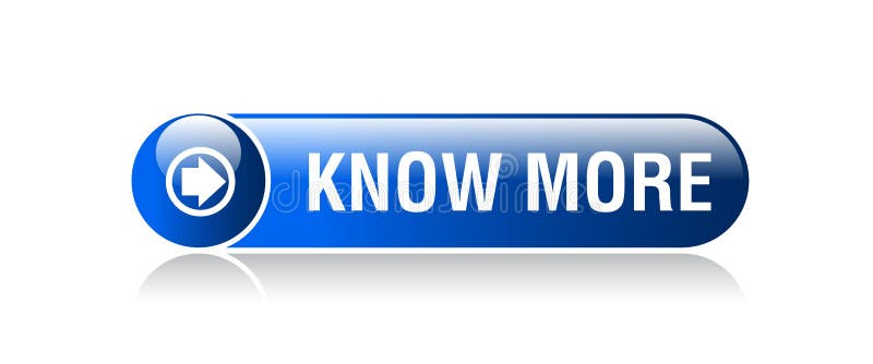 Know more button stock illustration. Illustration of help - 124660787
