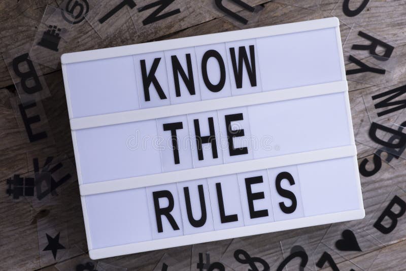 Know the Rules Concept or Compliance with Organization Procedures and ...