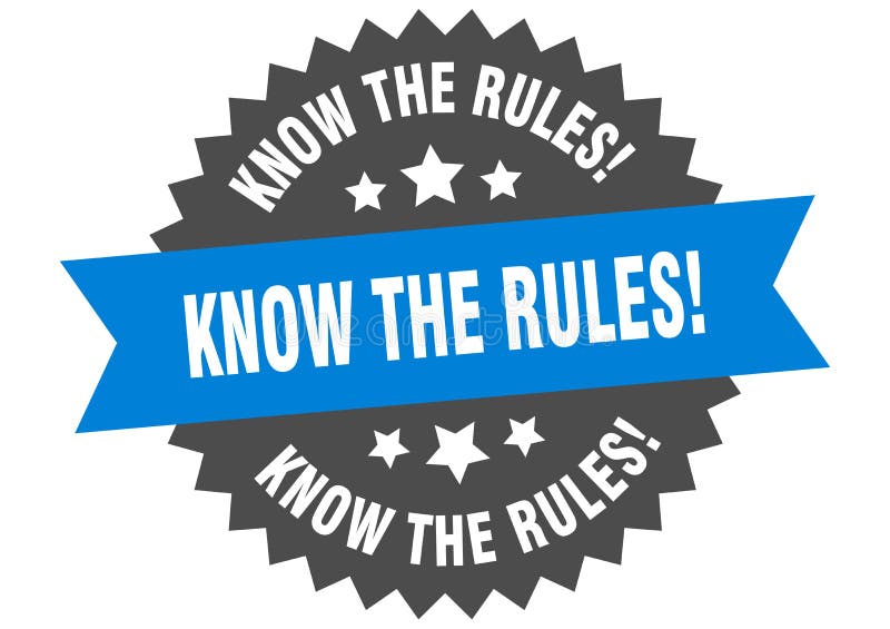 Know Rules Label Stock Illustrations – 275 Know Rules Label Stock ...