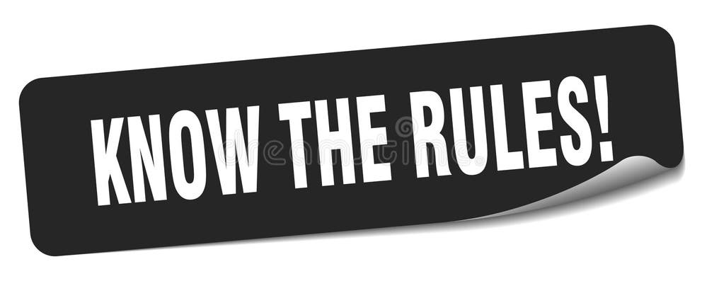 Know Rules Label Stock Illustrations – 324 Know Rules Label Stock ...