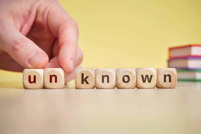 Know and UnKnow Concept on Wooden Cubes Stock Photo - Image of news ...