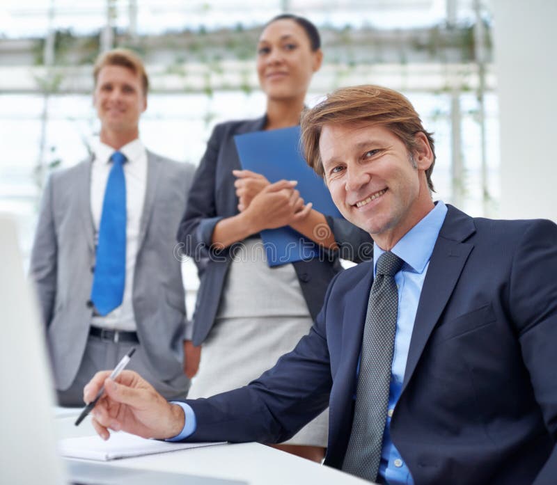 We Know What Were Doing. Portrait of a Group of Businesspeople. Stock ...