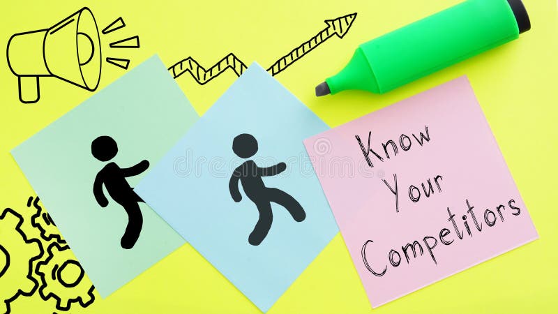 Know Your Competitors is Shown Using the Text Stock Image - Image of ...