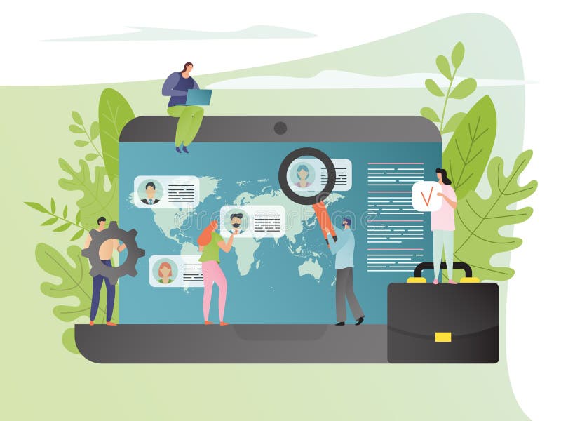 Know Your Customer Concept, Tiny People Research Client Database Online ...