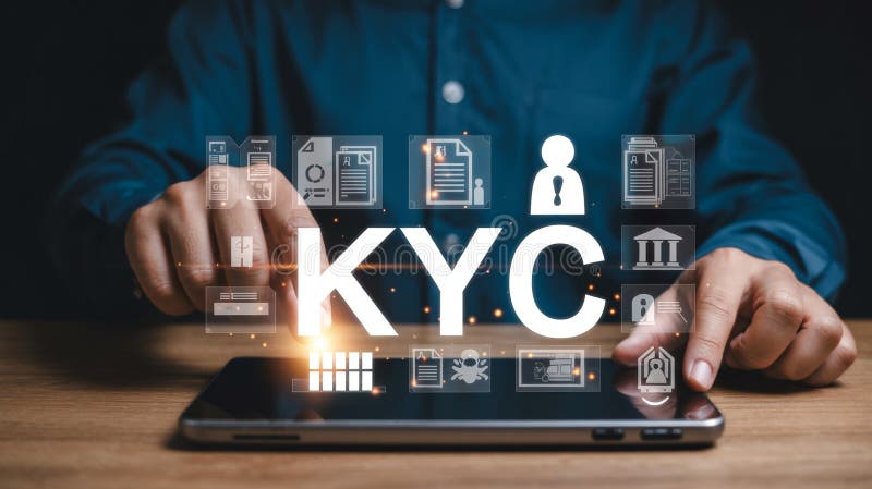 Know Your Customer Kyc Compliance Digital Identity Verification Process Online Banking Security ...