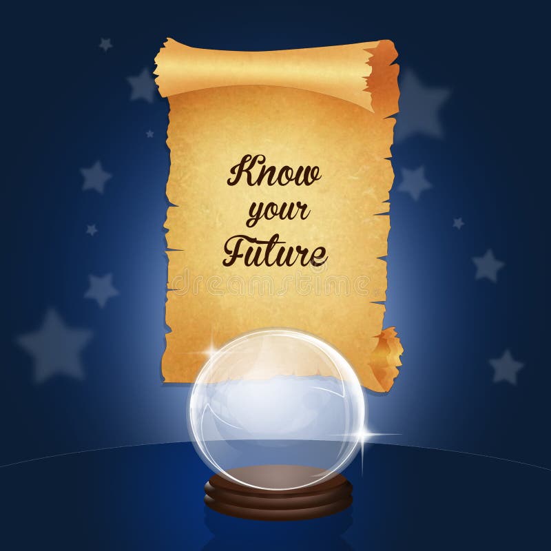 Know your future stock illustration. Illustration of gypsy - 90442703