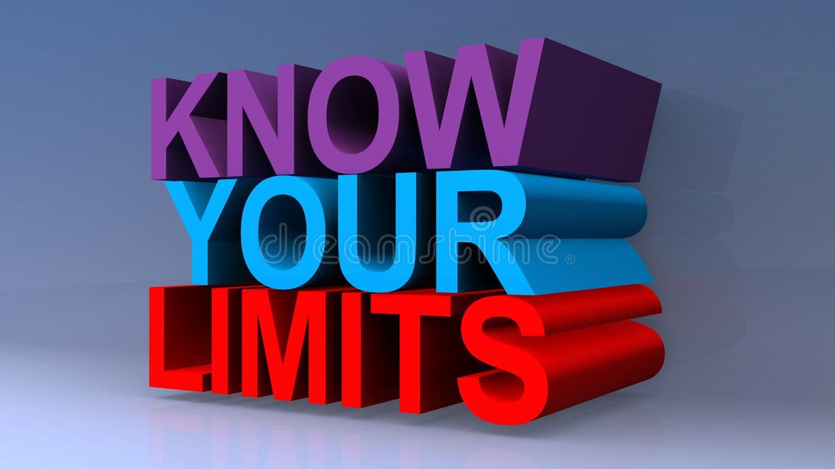 Know Your Limits Stock Illustrations – 46 Know Your Limits Stock Illustrations, Vectors ...