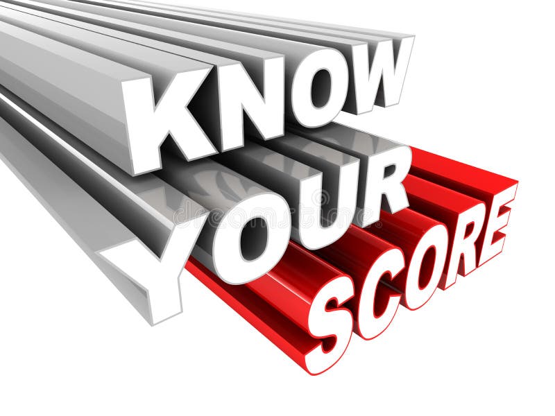 Know your score stock illustration. Illustration of score - 48426729