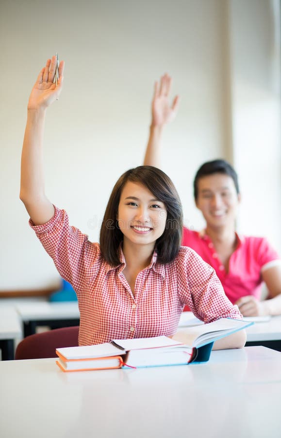 Knowing the answer stock image. Image of learning, indoor - 27752553