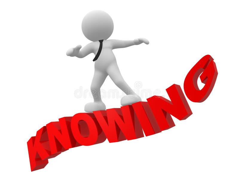 Knowing stock illustration. Illustration of graphic, businessman - 58927690