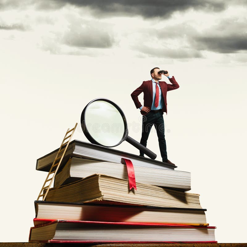 Knowledge As a Tool for Planning and Development. Stock Image - Image ...