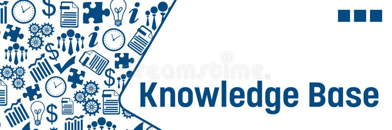Knowledge Base Blue Business Texture Rounded Squares Horizontal Stock ...