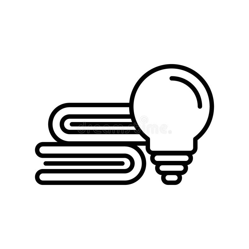 Knowledge Base Icon Outline Set Collection or Pack Stock Vector ...