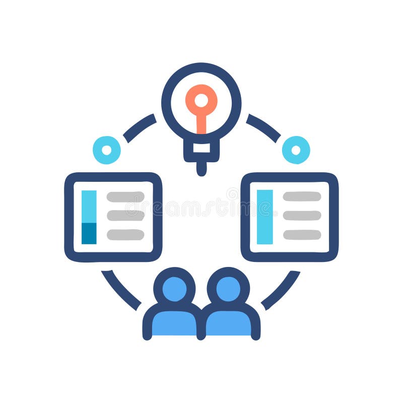 Knowledge Base Concept Icon Stock Vector - Illustration of knowledge ...