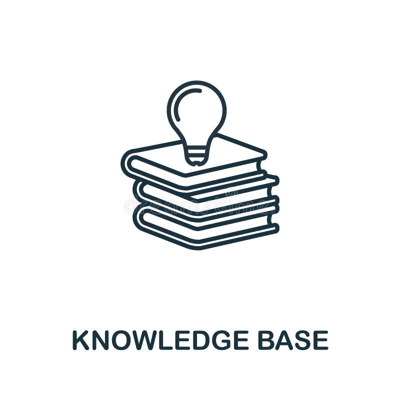 Knowledge Base Vector Icon Symbol. Creative Sign from Icons Collection ... Knowledge Base Vector Icon Symbol. Creative Sign from Icons Collection ...