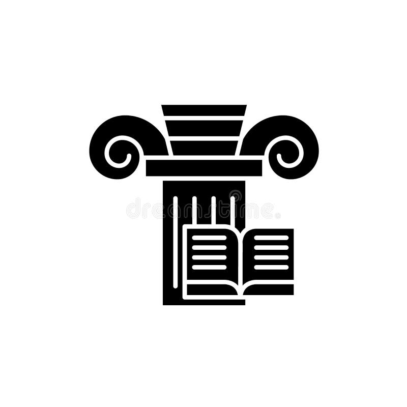 Knowledge Black Icon, Vector Sign on Isolated Background. Knowledge ...