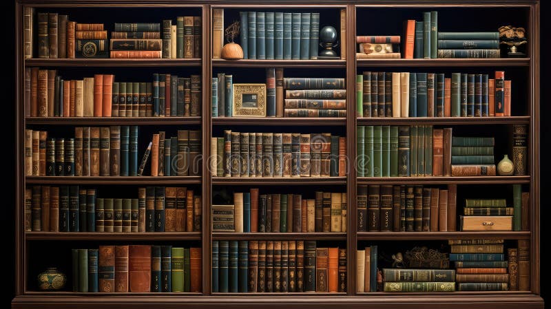 Knowledge book border stock illustration. Illustration of arrange ...