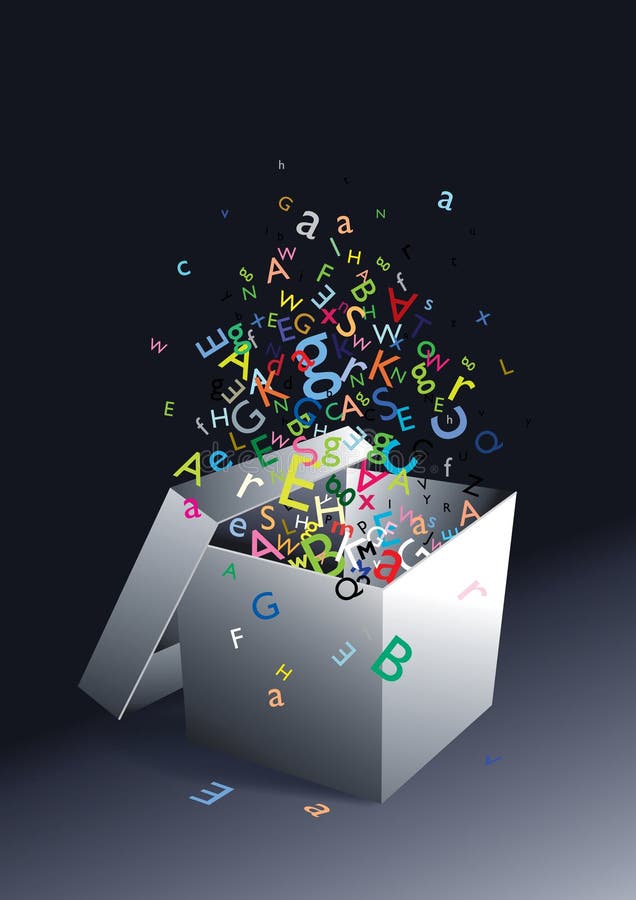 Knowledge box stock vector. Illustration of world, alphabet - 12322385