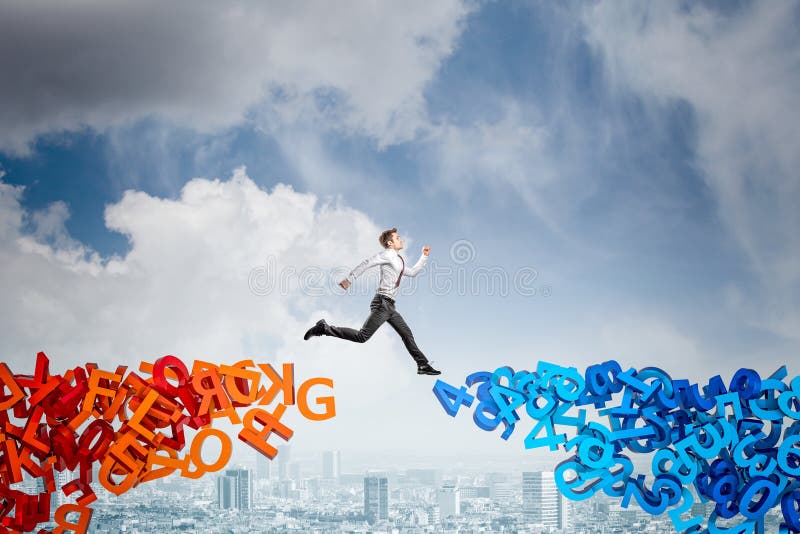 Knowledge build bridge stock image. Image of happy, portrait - 127196979