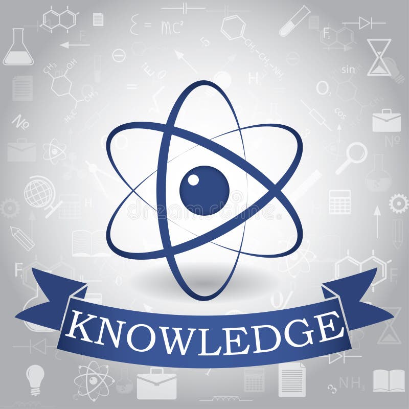 Knowledge is power stock vector. Illustration of brain - 42703180