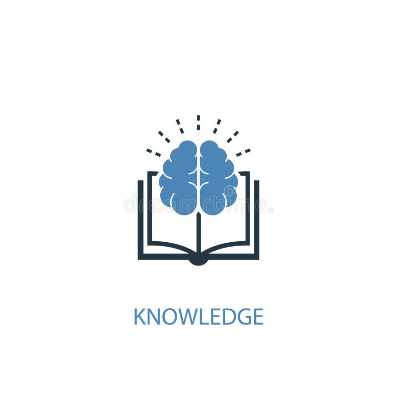 The Way To Knowledge 2 Colored Line Icon. Simple Colored Element ...