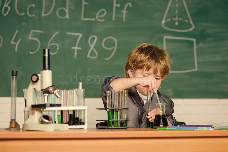 Knowledge Concept. Fascinating Subject. Knowledge Day. Kid Study ...