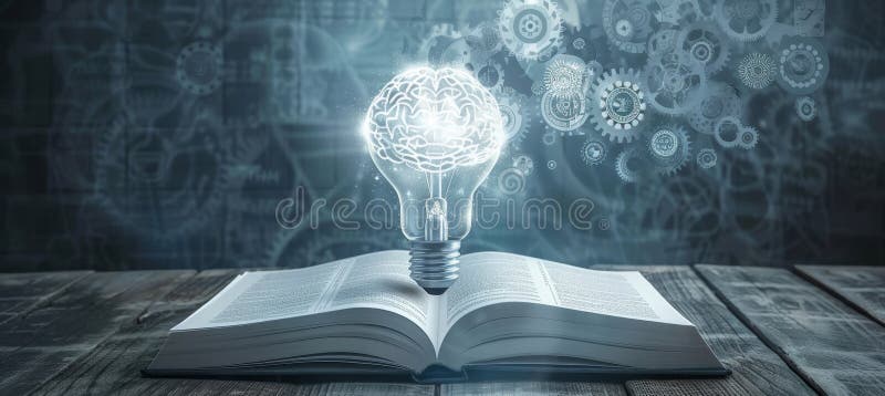 Knowledge Concept and Ideas with Books Based on Technology and ...