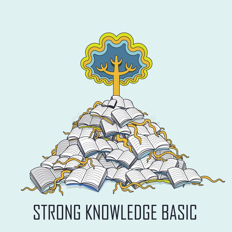 Knowledge Concept - Modern Isometric Vector Web Banner Stock Vector ...