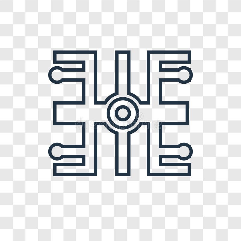 Knowledge Concept Vector Linear Icon Isolated on Transparent Background ...