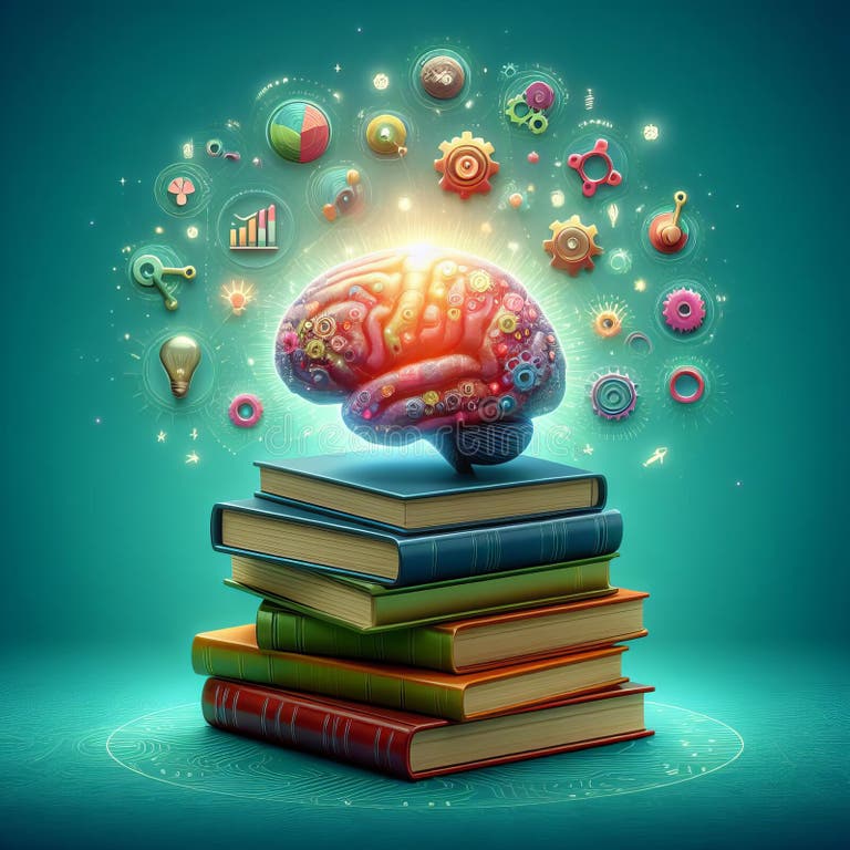 Knowledge and Creativity Fusion Stock Photo - Image of brain ...