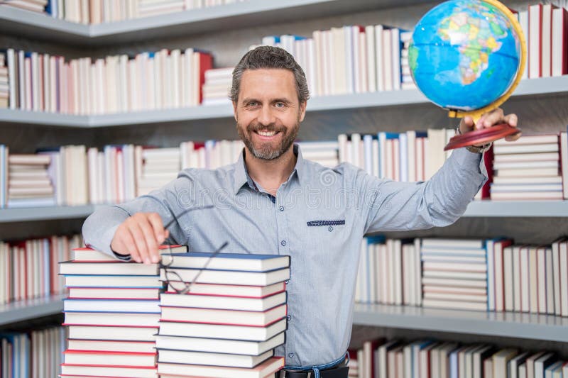 Knowledge Day. Lets Get Knowledge from Book. Man Get University ...