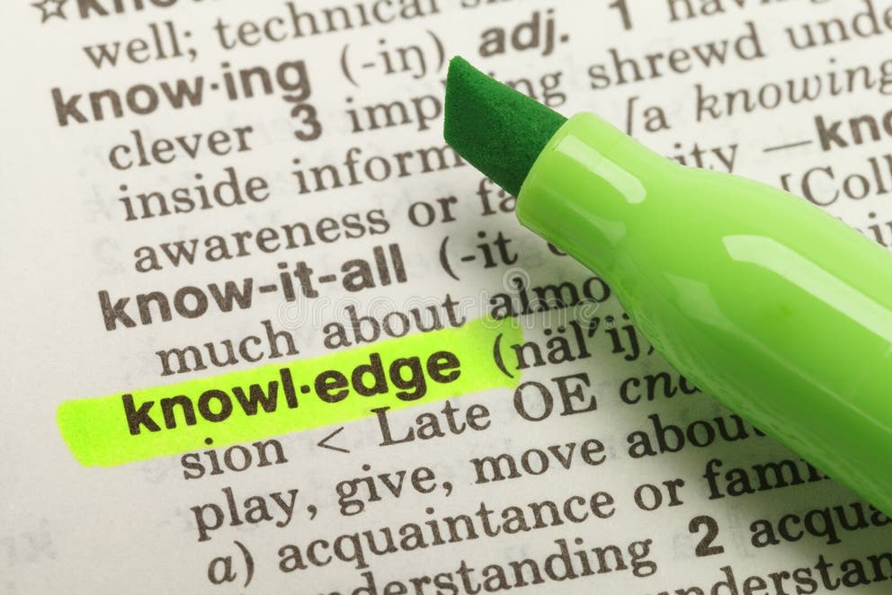 Knowledge Definition stock image. Image of florescent - 38421333