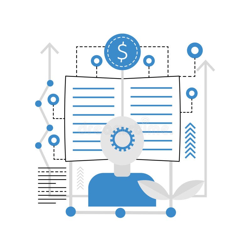 Knowledge Development Growth Stock Vector - Illustration of knowledge ...