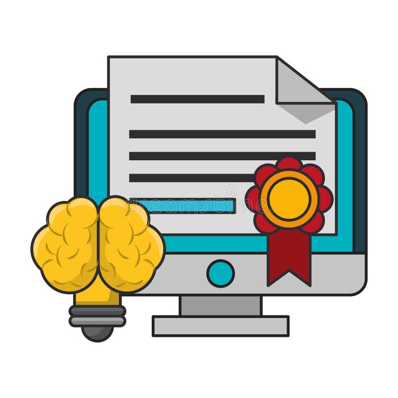 Knowledge Education Concept Cartoon Stock Vector - Illustration of ...