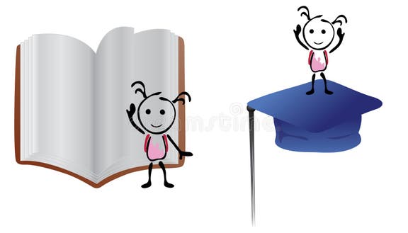 Stick Figure Graduate Stock Illustrations – 136 Stick Figure Graduate ...