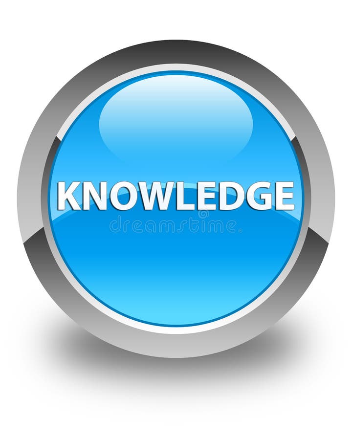 Knowledge Blue Square Button Stock Illustration - Illustration of ...