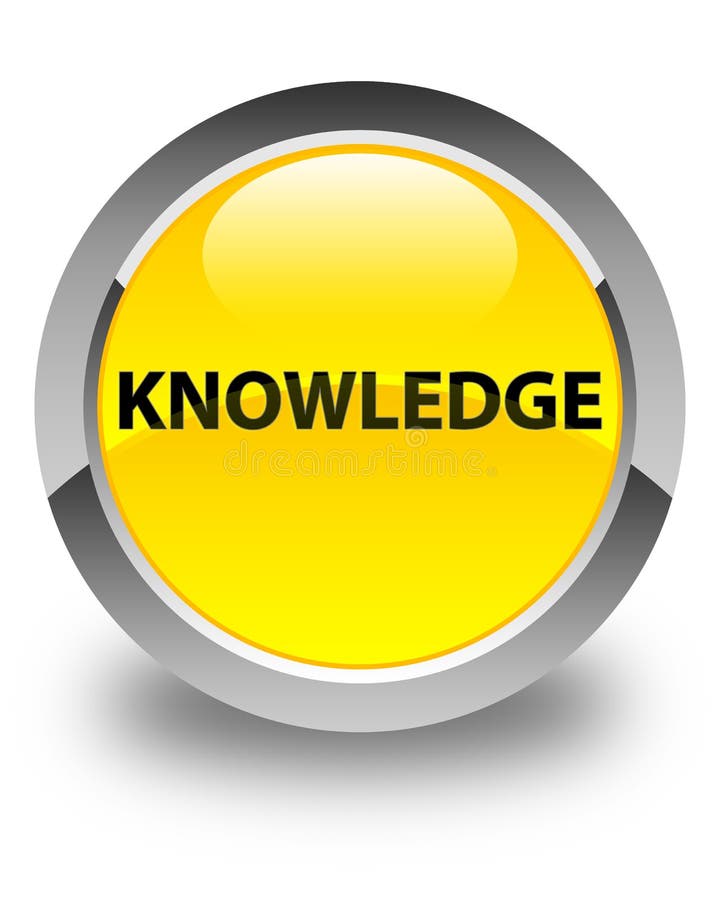 Knowledge Glossy Green Round Button Stock Illustration - Illustration ...