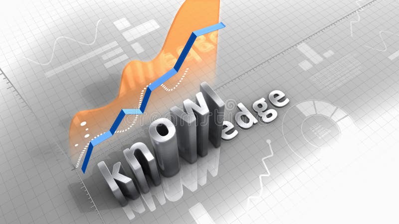 Knowledge Growing Chart, Statistic, Data, Performance. Stock Footage ...