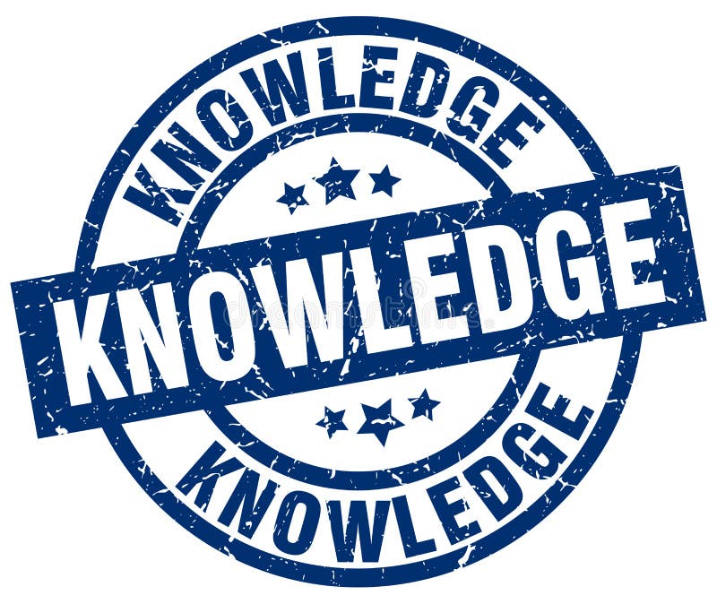 Knowledge - Red Grunge Rubber, Stamp Stock Illustration - Illustration ...