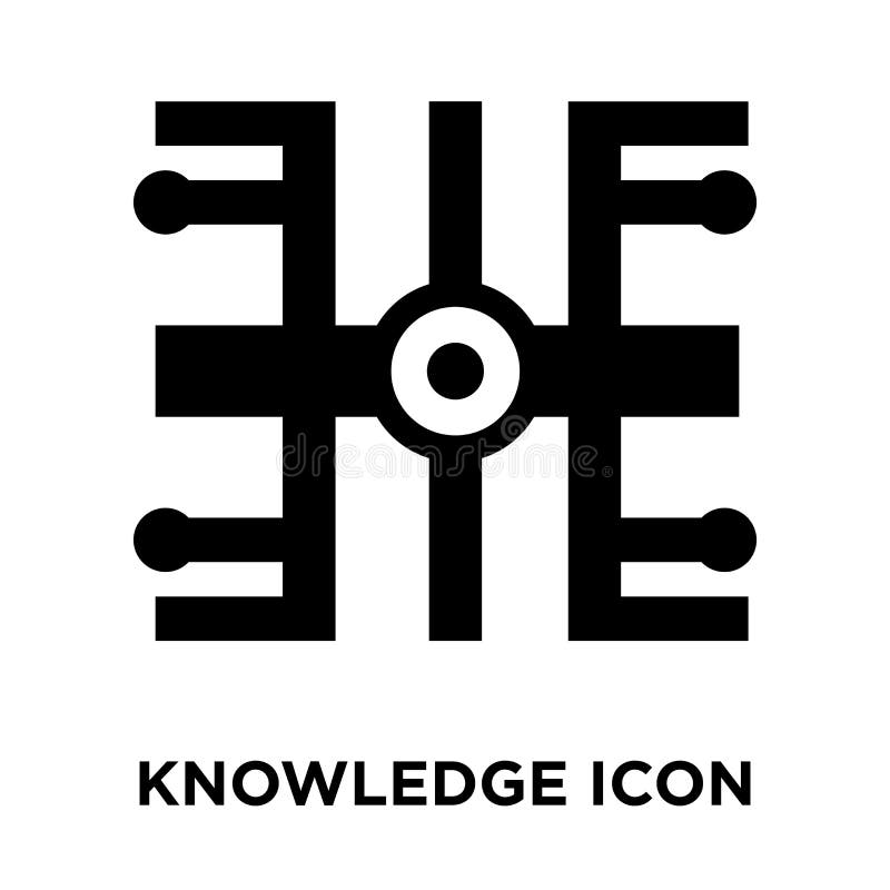 Knowledge Icon Vector Sign And Symbol Isolated On White Background ...