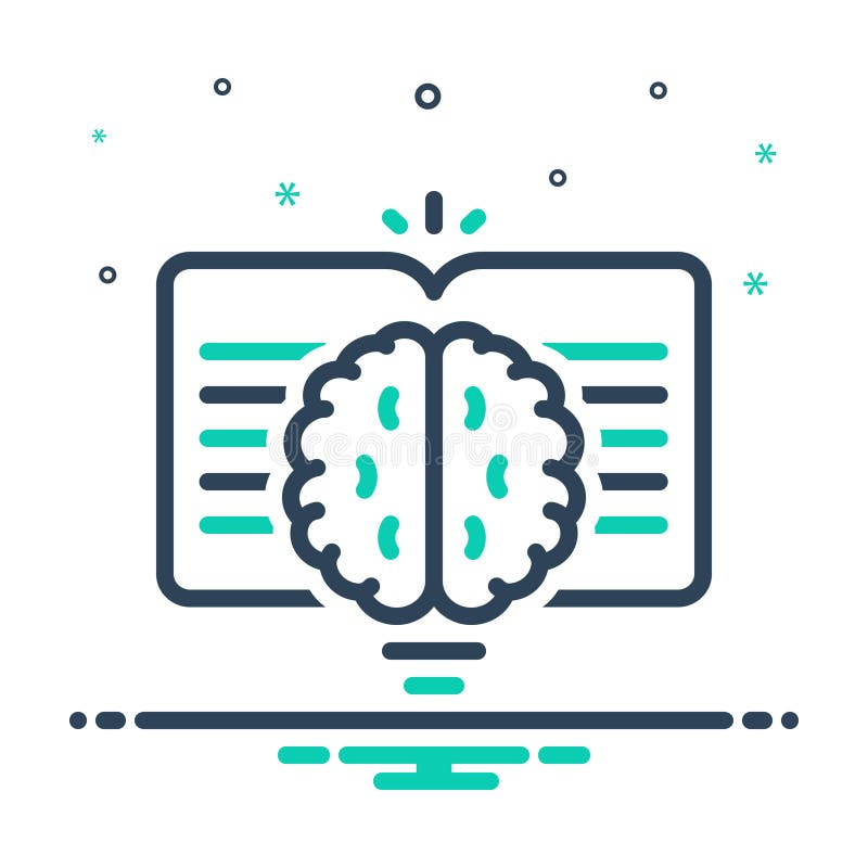 Mix Icon for Knowledge, Wisdom and Intellect Stock Vector ...