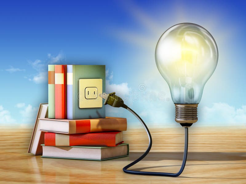Knowledge and ideas stock illustration. Illustration of school - 77671565