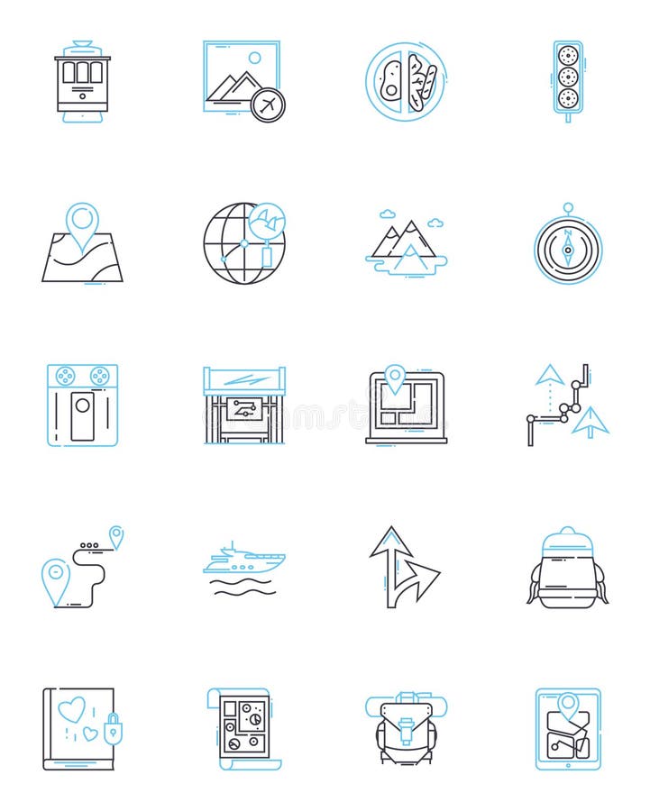 Knowledge and Insight Linear Icons Set. Enlightenment, Wisdom ...