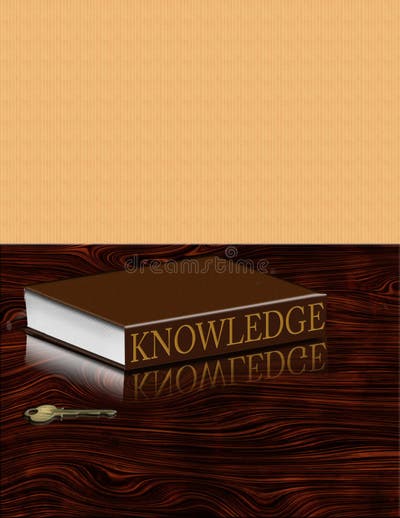 Knowledge is Key stock illustration. Illustration of metaphor - 2142509